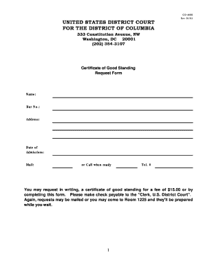 Fillable Online dcd uscourts ATTORNEY ADMISSION APPLICATION FORM ...