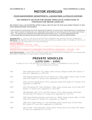 Fillable Online Vehicle Catalogue.pdf Fax Email Print - pdfFiller