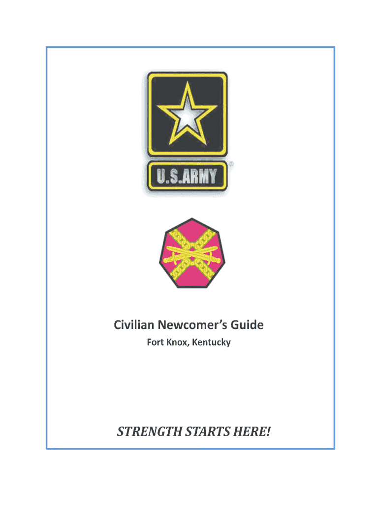 Fillable Online Civilian Newcomer's Guide Fax Email Print - pdfFiller