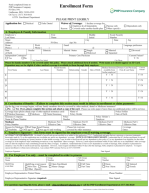 Fillable Online Application for: - Physicians Health Plan Fax Email ...