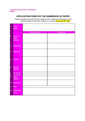 Fillable Online Application Form - NSCB Fax Email Print - pdfFiller