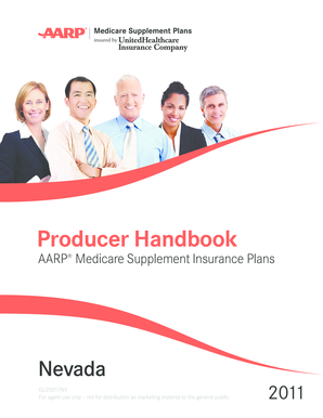 Fillable Online Producer Handbook AARP Medicare Supplement Insurance ...