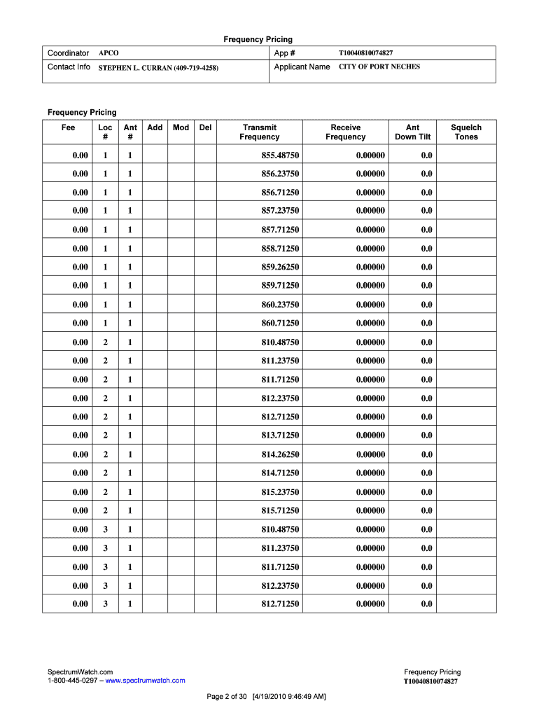 Fillable Online hctx Spectrum Request Form Coordinator App # Contact ...