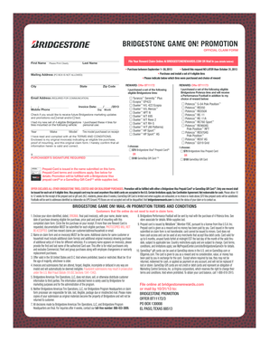 Fillable Online Claim Form - Bridgestone Tires Fax Email Print - pdfFiller
