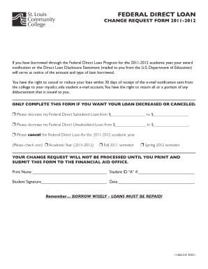 Fillable Online stlcc FEDERAL DIRECT LOAN - stlcc Fax Email Print ...