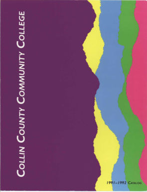 Fillable Online collin 1991-1992 - Collin College - collin Fax Email ...