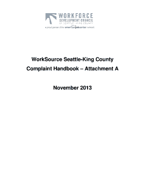 Fillable Online seakingwdc Handbook pdf - Workforce Development Council ...