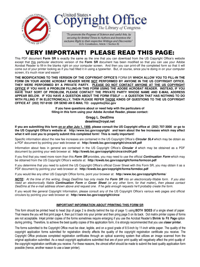 Copyright Form - Fill Online, Printable, Fillable, Blank | pdfFiller