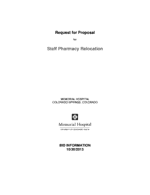 Fillable Online RFP - Pharmacy. BID FORM - STIPULATED SUM (SINGLE-PRIME ...