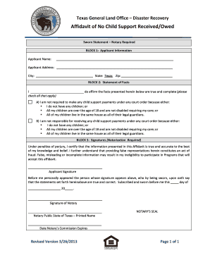 Fillable Online Child Support Affidavit & Authorization of Release ...