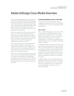 Fillable Online Adobe InDesign Cross-Media Overview Fax Email Print ...