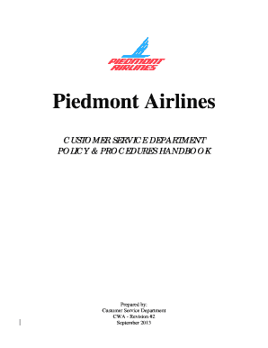 Fillable Online files cwa-union Policy and Procedure Handbook - CWA ...