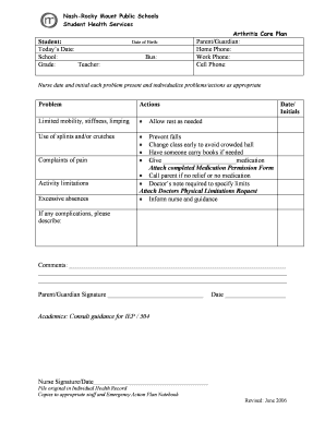 Fillable Online it to the school nurse within Fax Email Print - pdfFiller