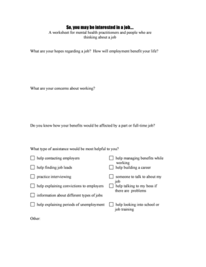 Fillable Online B3 Supportive Employment - Partners Behavioral Health ...