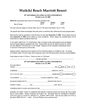 Fillable Online eastwestcenter FIT RESERVATION FORM - East-West Center ...