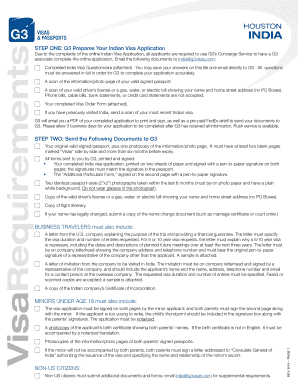 Fillable Online One completed visa application form, filled in online ...