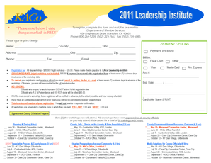 Fillable Online * Please note below 2 date changes marked in RED! Fax ...