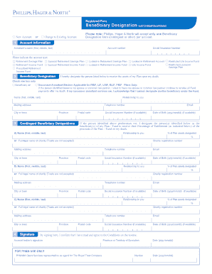 Fillable Online Reset Form New Account 1 Registered Plans Beneficiary ...