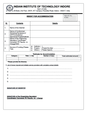 Fillable Online iiti ac IR Request form.docx - iiti ac Fax Email Print ...