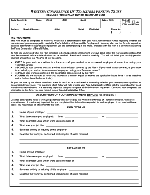 Fillable Online To download a form. - The Western Conference of ...