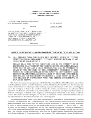 Fillable Online LOUIS GRASSO, individually and on behalf Fax Email ...