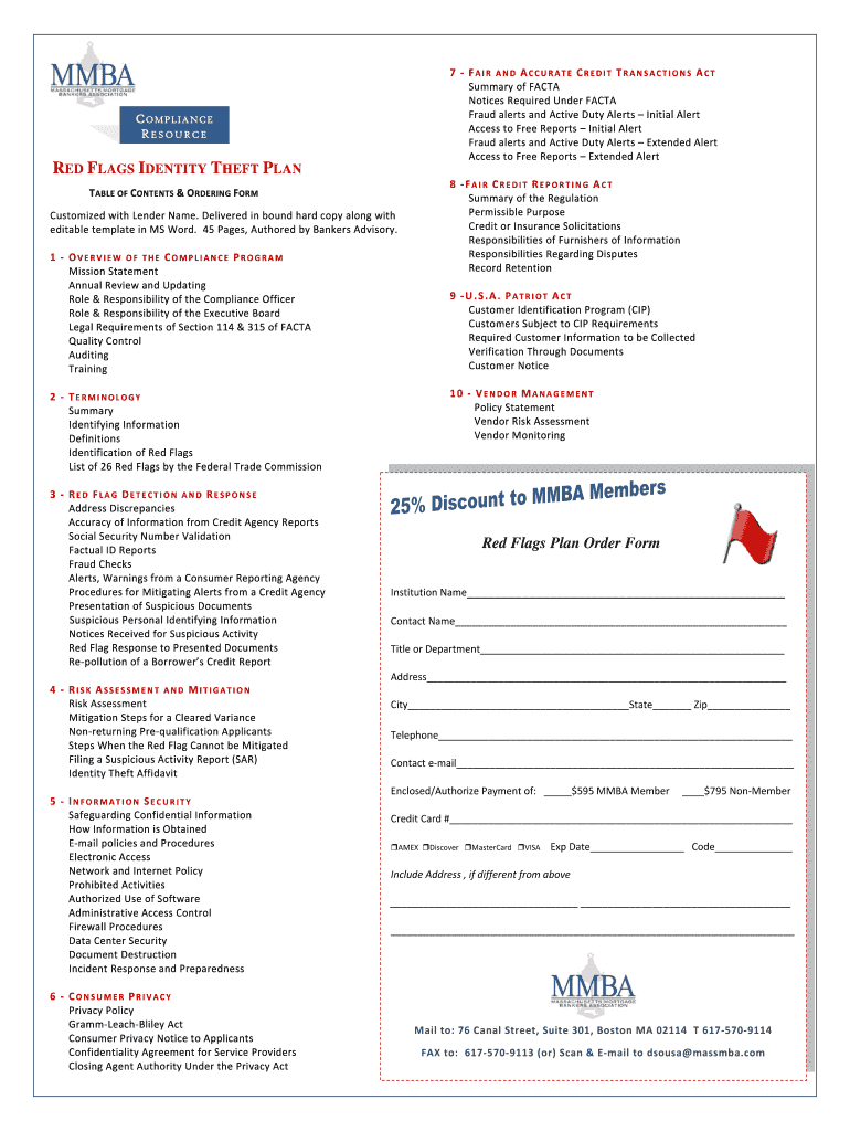 Fillable Online Download MMBA_RedFlags_OrderForm.pdf Fax Email Print ...