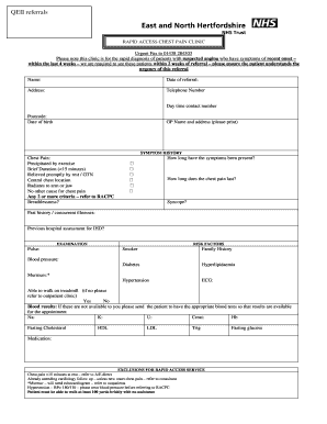 Fillable Online Rapid Access Chest Pain Clinic Referral Form - Royal ...