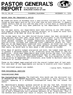 Herbert Armstrong Library Archives - Fill Online, Printable, Fillable ...