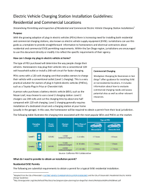 Fillable Online energycenter Electric Vehicle Charging Station ...