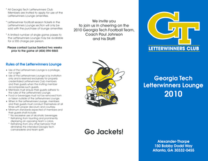 Fillable Online LETTERWINNERS CLUB Fax Email Print - pdfFiller