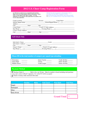 Fillable Online 0101 nccdn 2012 U.S. Cheer Camp Registration Form.pdf ...