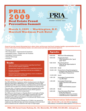 Fillable Online clta PRIA 2009 Summit Registration Form - clta Fax ...