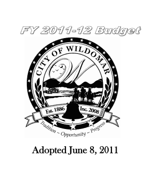 Fillable Online cityofwildomar Adopted June 8 b2011b - City of Wildomar ...