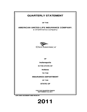 Fillable Online 60895 AMERICAN UNITED LIFE INSURANCE COMPANY Original ...
