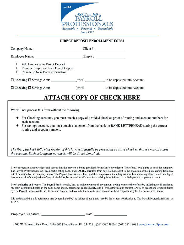 Fillable Online Employer Direct Deposit Sign-Up Form (PDF) - Chase Bank ...