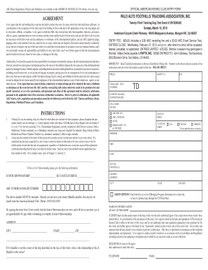 Fillable Online pafta OFFICIAL AMERICAN KENNEL CLUB ENTRY FORM AKC ...