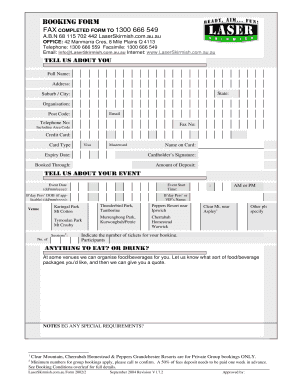 Fillable Online FAX COMPLETED FORM TO 1300 666 549 ABN 68 115 702 442 ...