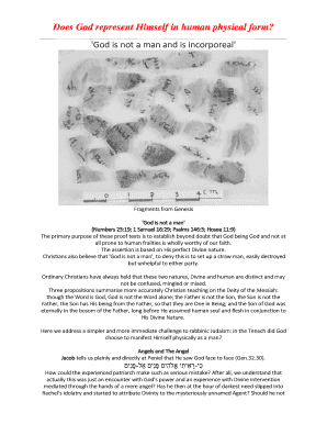 Fillable Online strateias Does God represent Himself in human physical ...