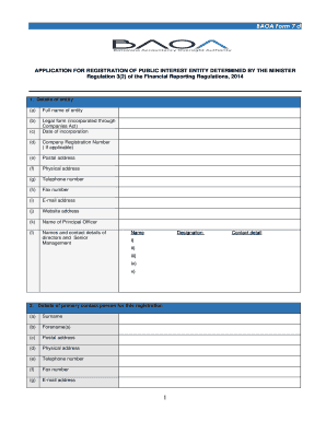 Fillable Online baoa org BBAOAb Form 7 d - baoa org Fax Email Print ...