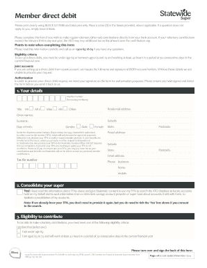 19 Printable direct debit form ato Templates - Fillable Samples in PDF ...
