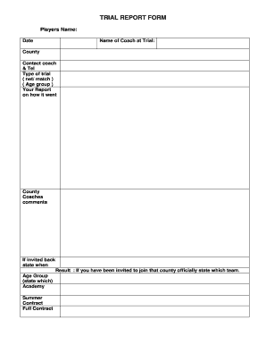 Fillable Online ccmacademy co TRIAL REPORT FORM - CCM Academy ...