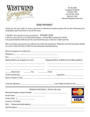 Fillable Online Or click here to download the SEND A PAYMENT form Fax ...