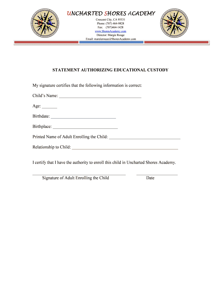 Fillable Online Guardianship Authorization - The Superior Court of California ... Fax Email ...