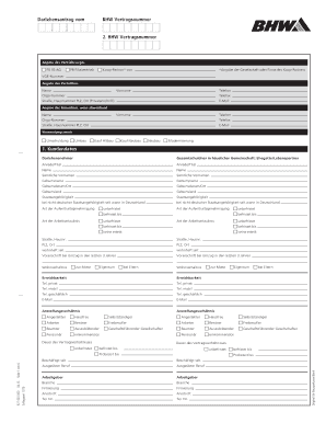 Fillable Online heckberatung Darlehensantrag vom BHW Vertragsnummer 2 ...
