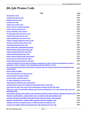 Fillable Online Jib Jab Promo Code jib jab promo code Fax Email Print ...