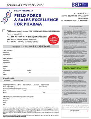 Fillable Online Field force & sales excellence for pharma field force ...