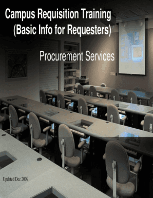 Fillable Online techworks psauth gatech Campus Requisition Training ...