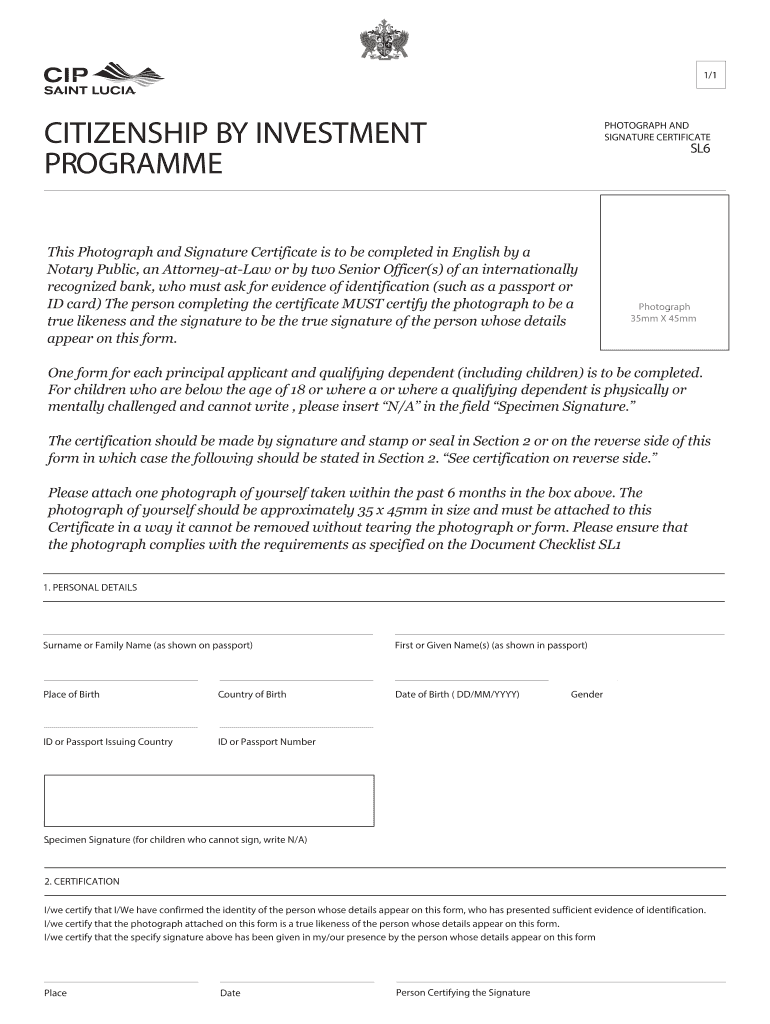 Fillable Online Investment Confirmation Form SL6 Fax Email Print ...