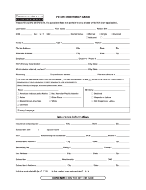 Fillable Online Patient Information Sheet - bberlindermatologybbcomb ...