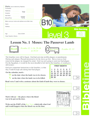 Fillable Online PBS-B10-Level 3 Fax Email Print - pdfFiller